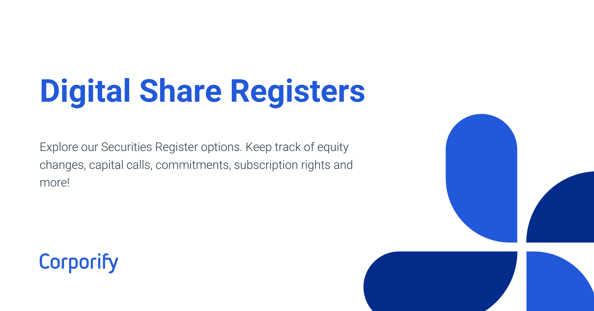 Digital Share Registers | Simple & Secure | Corporify